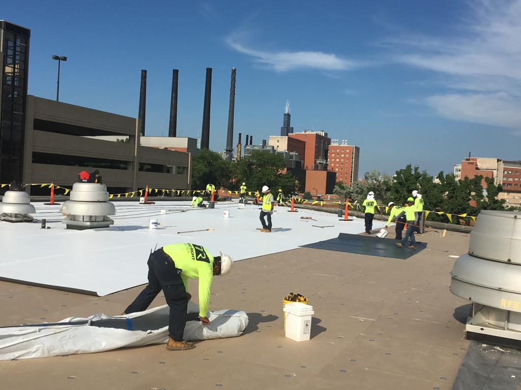 Chicago Lighthouse: Flat roofing project in Chicago | Roofed Right America
